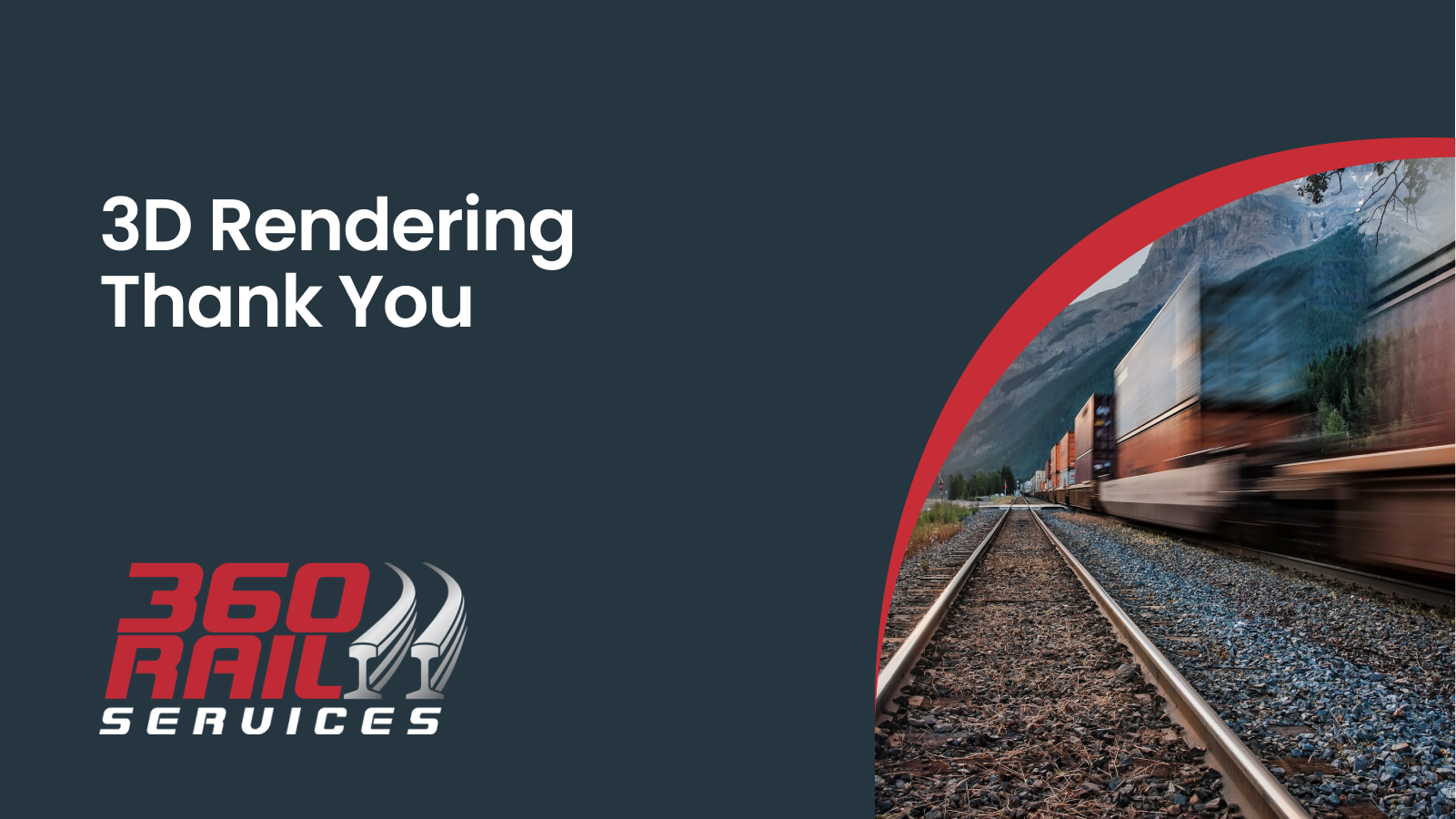 360 Rail Services | 3D Render Form Thank You